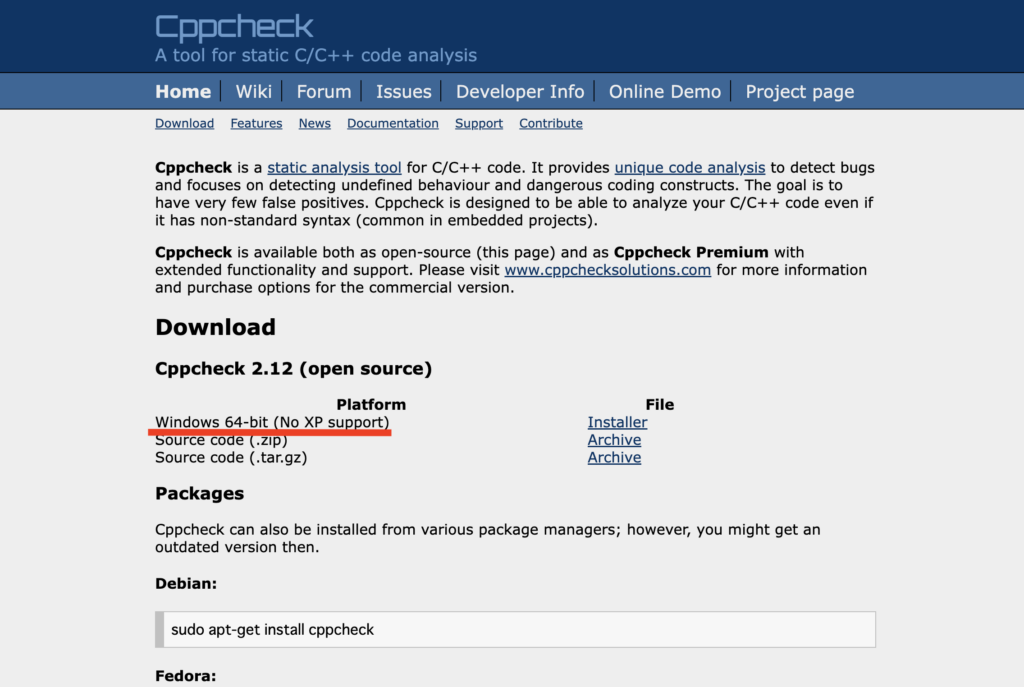 Cppcheckのインストール手順＜Windows用＞ - IT入門書籍 スッキリシリーズ