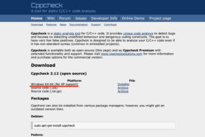 Cppcheckのインストール手順＜Windows用＞ - IT入門書籍 スッキリシリーズ