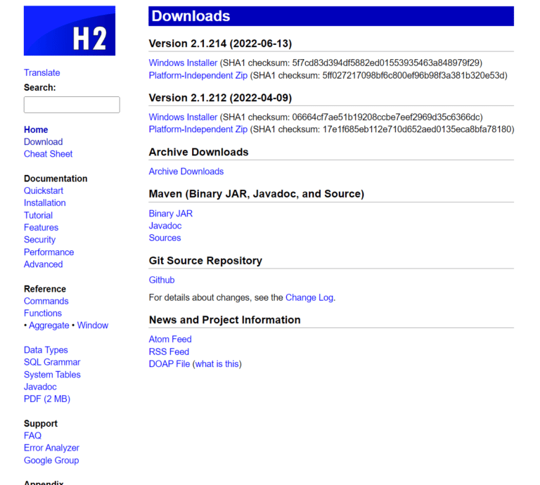 H2 Databaseのインストール手順(組み込みモード) - IT入門書籍 スッキリシリーズ