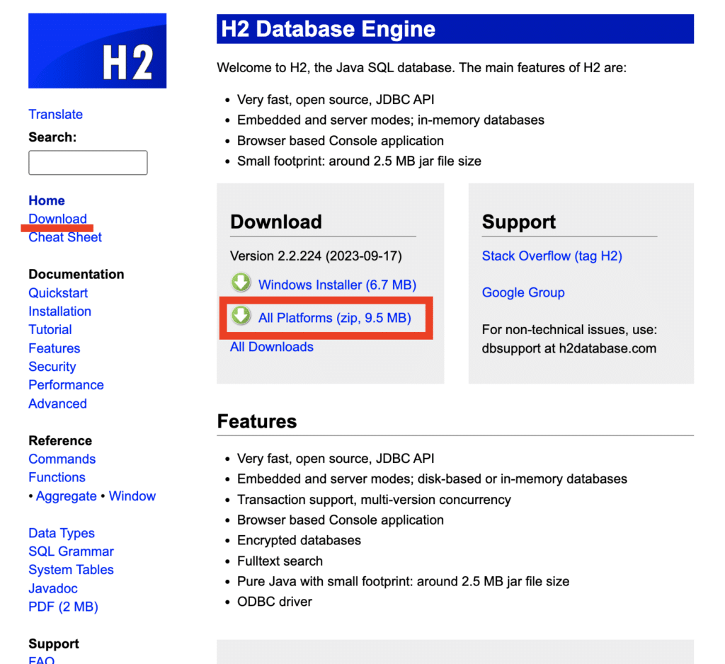 H2 Databaseのインストール手順(組み込みモード)＜macOS向け＞ - IT入門書籍 スッキリシリーズ