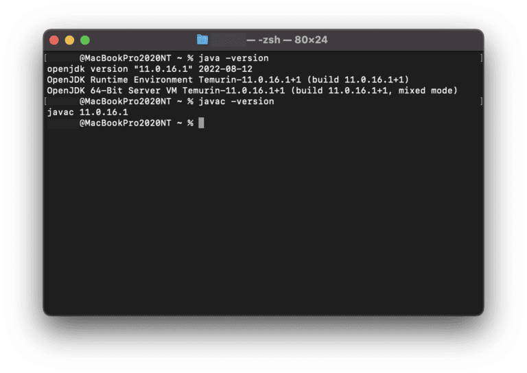 Eclipse Temurin（JDK11）インストール手順＜macOS向け＞ - IT入門書籍 スッキリシリーズ