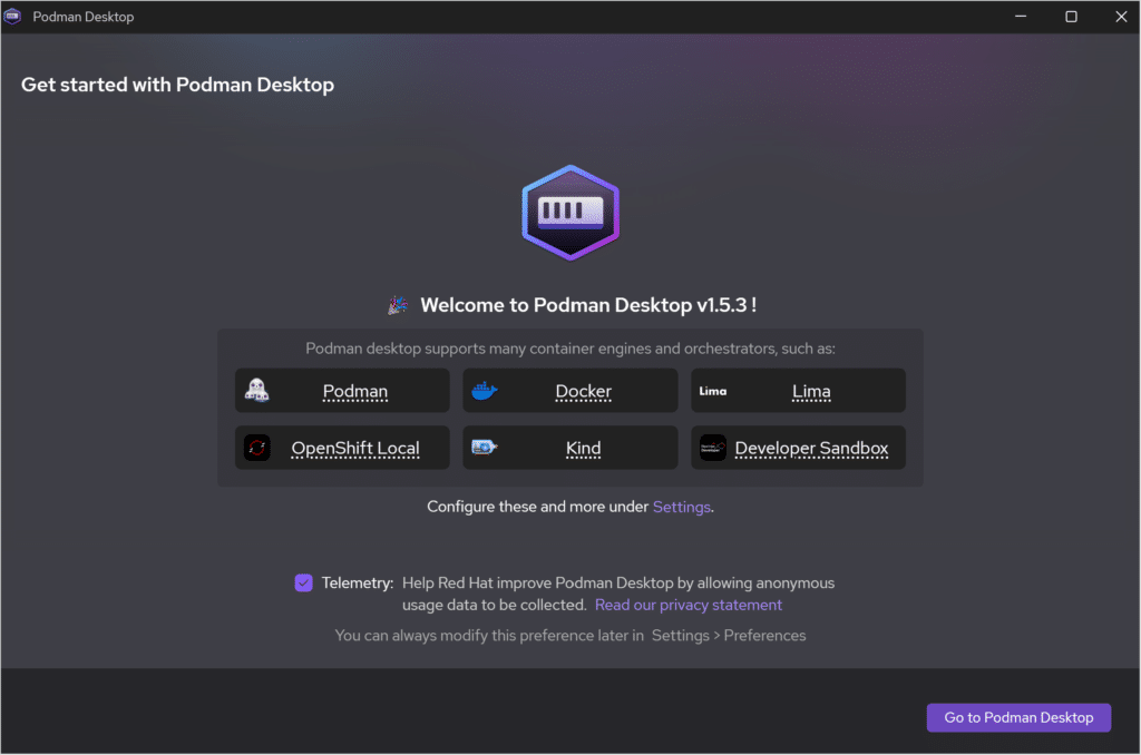 Podman Desktopインストール手順＜Windows向け＞ - IT入門書籍 スッキリシリーズ