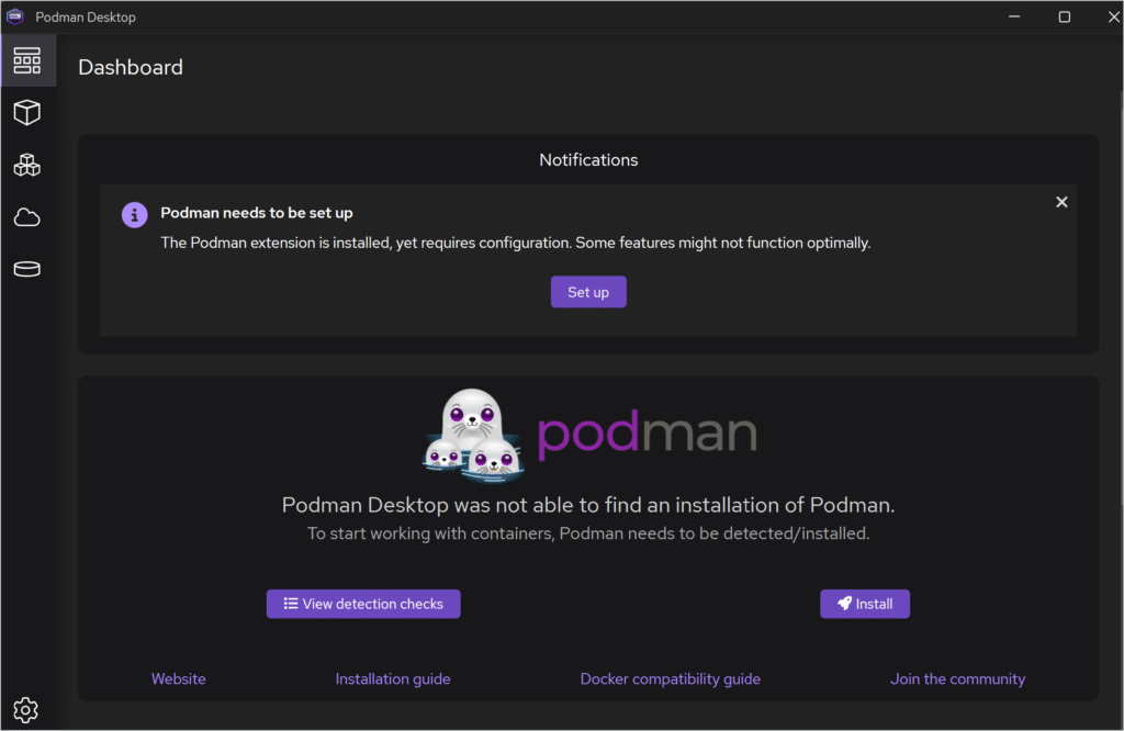 Podman Desktopインストール手順＜Windows向け＞ - IT入門書籍 スッキリシリーズ