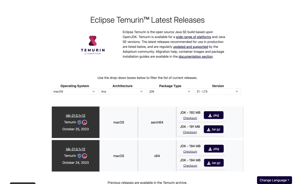 Eclipse Temurin（JDK21）インストール手順＜macOS向け＞ - IT入門書籍 スッキリシリーズ